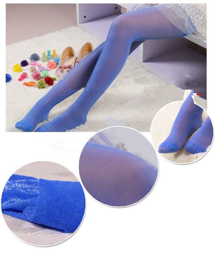 Sexy Stockings Women Silver Glitter Night Party Tights Pantyhose Shiny